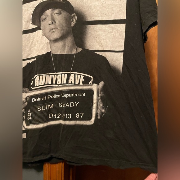Tultex | Shirts | Y2k Eminem Mugshot Tshirt | Poshmark
